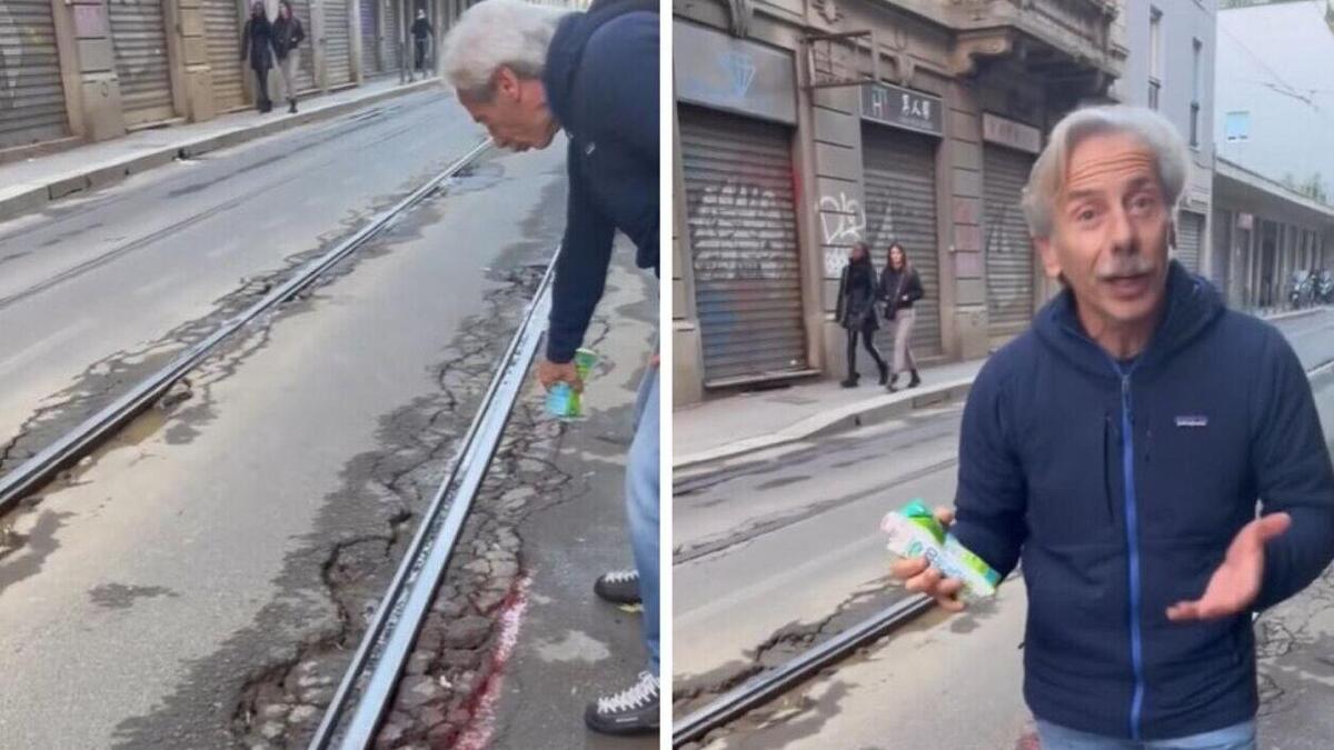 Giovanni Storti si lamenta per le buche e il Comune interviene subito ...